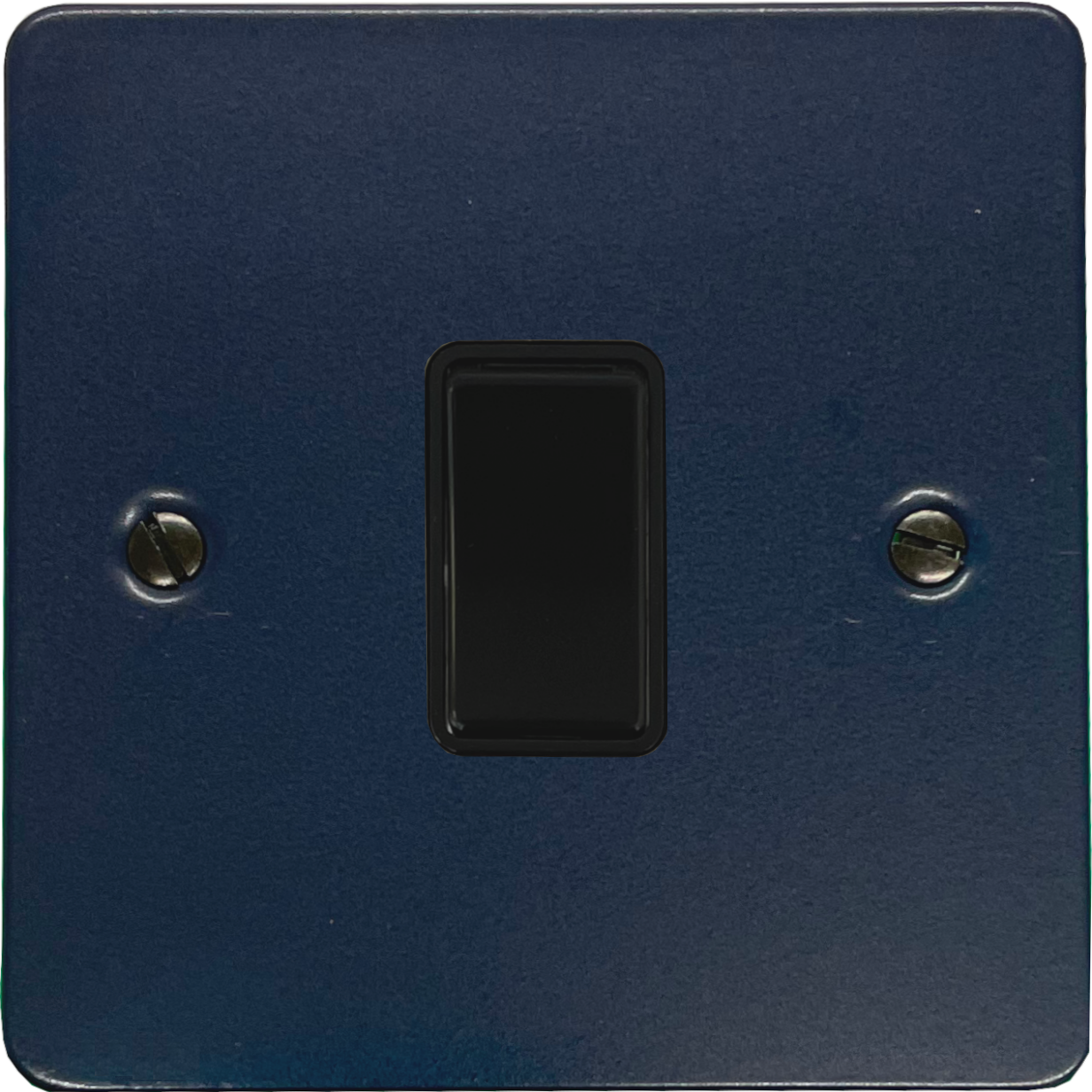 PIN30SS: FRB1B | Flat Blue Light Switch (1 Gang/Black Switch) | G&H ...